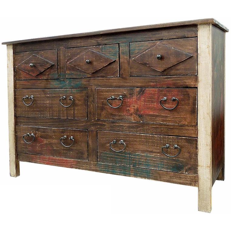 Red River Rustic Artesia 7-Drawer Dresser JL-2794