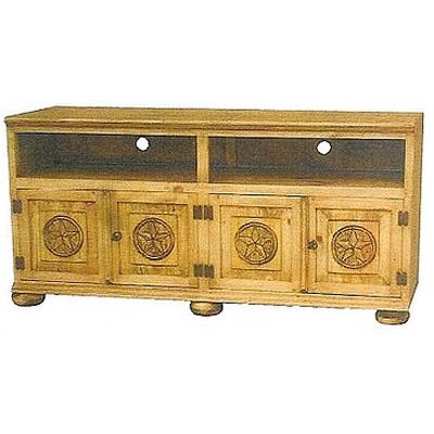 Red River Rustic Austin TV Stand with Cable Management LTX-COM-598